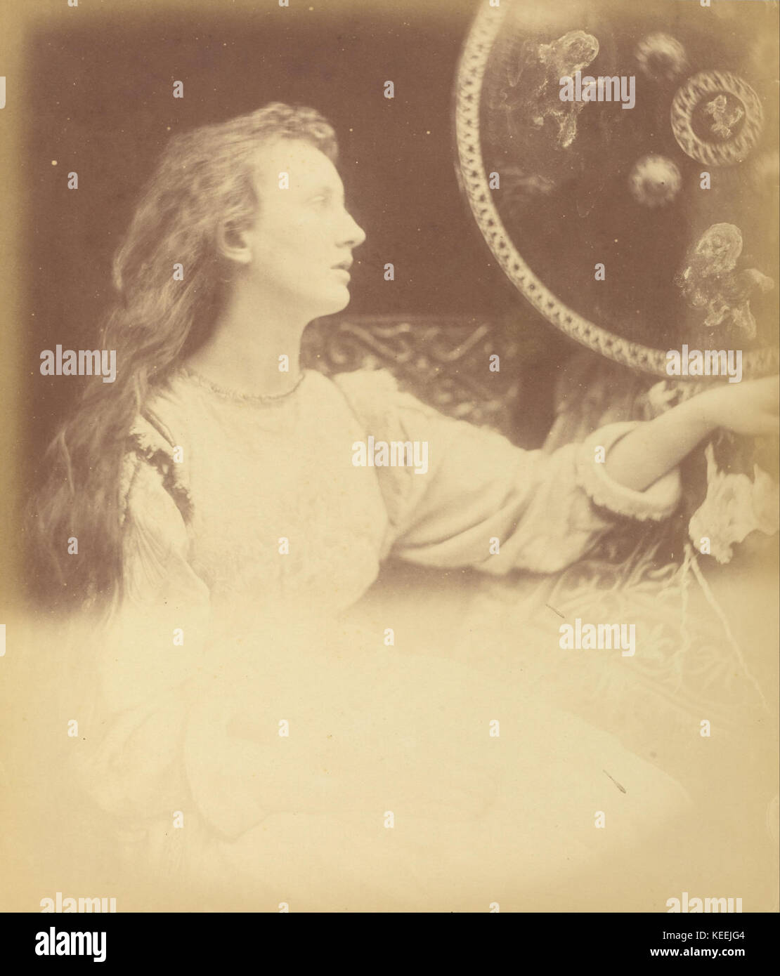 Julia Margaret Cameron (British, born India Elaine the Lily maid of ...