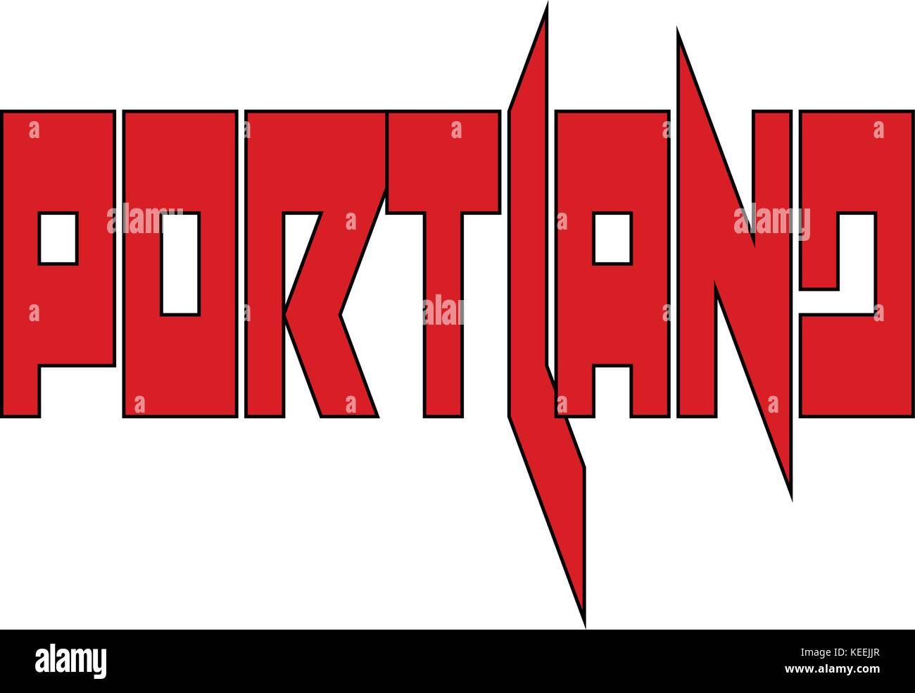 Welcome to portland sign Stock Vector Images - Alamy