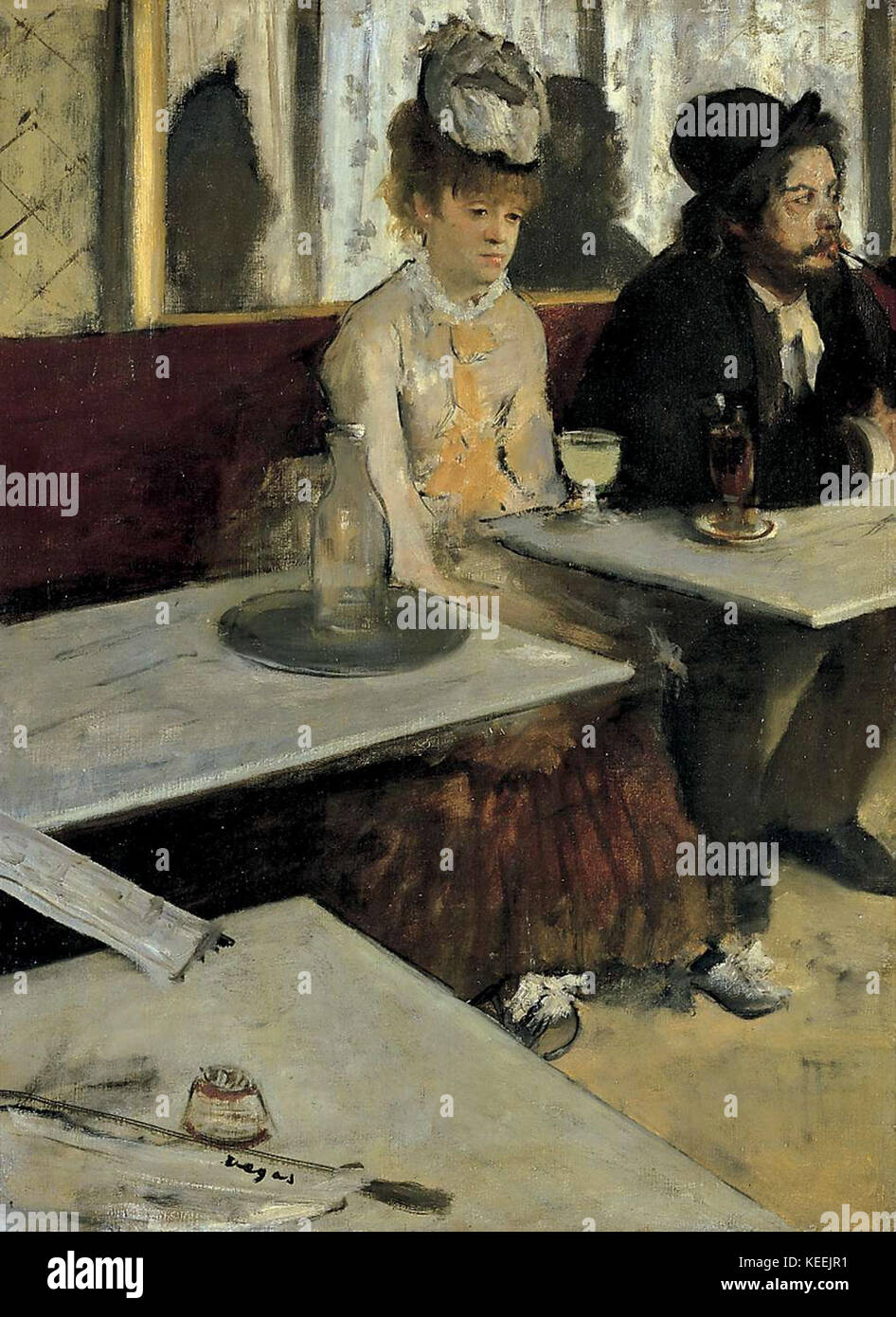 L'Absinthe , par Edgar Degas (1876 Stock Photo - Alamy