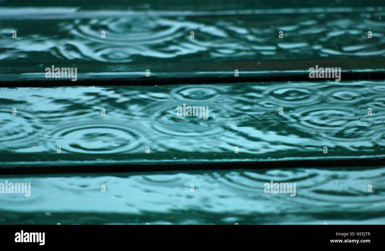 Picture of a Raindrops. Weather forecast concept Stock Photo - Alamy