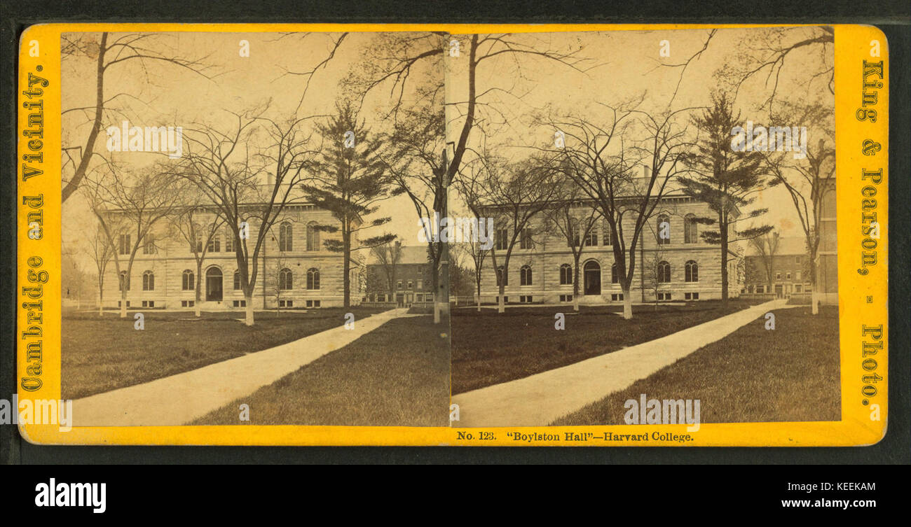 Boylston Hall at Harvard College, designed by the architectural firm ...