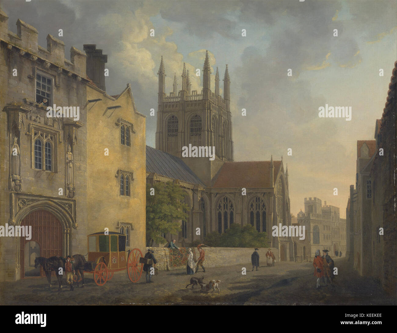 Michael Angelo Rooker’s artwork featuring Merton College, Oxford ...