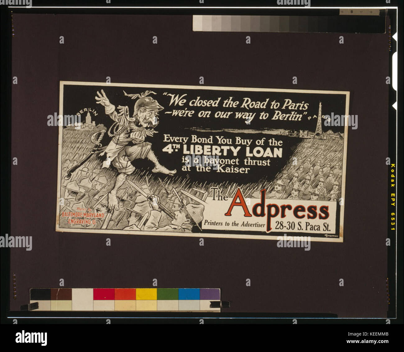 We closed the road to Paris we're on our way to Berlin LCCN00652367 ...