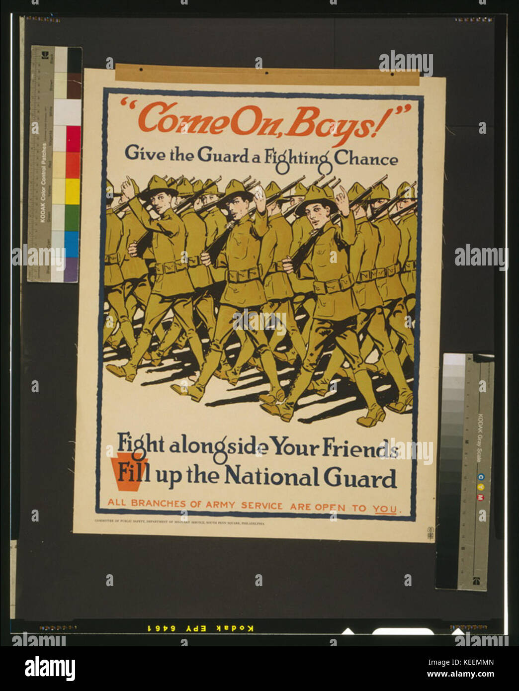 Come on, Boys! Give the Guard a fighting chance LCCN00651606 Stock ...
