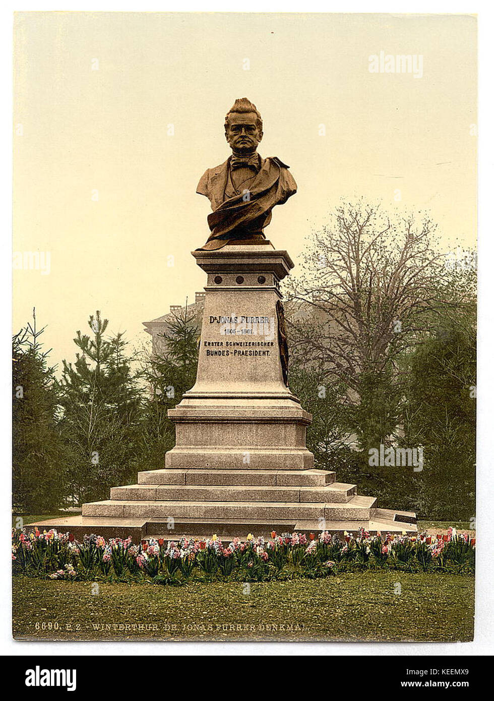 Winterthor, momument to Dr. Jonas Furrer, Zurich, Switzerland ...