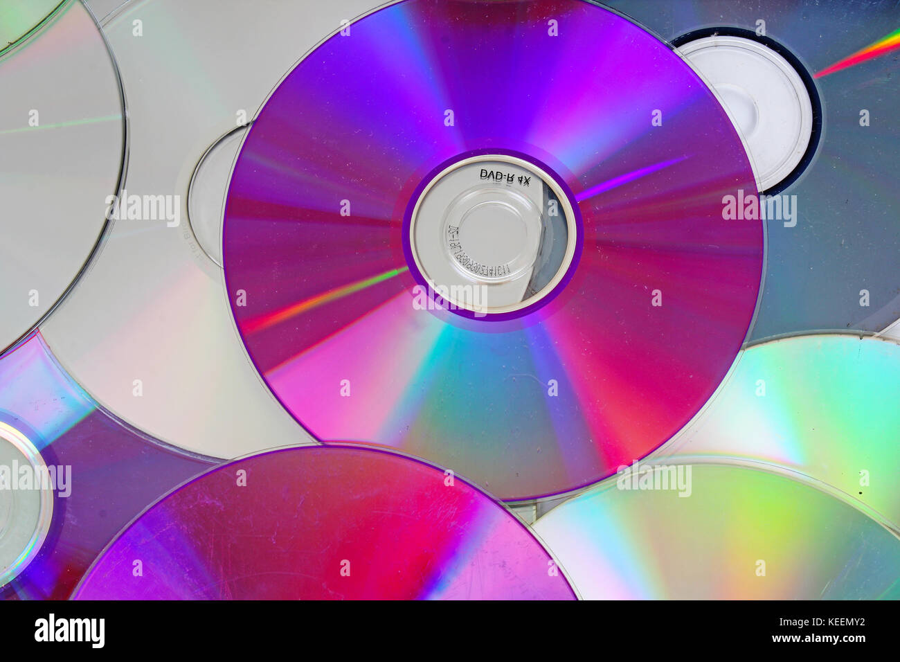 Cd,dvd reflective shiny cd dvds background texture pattern Stock Photo ...