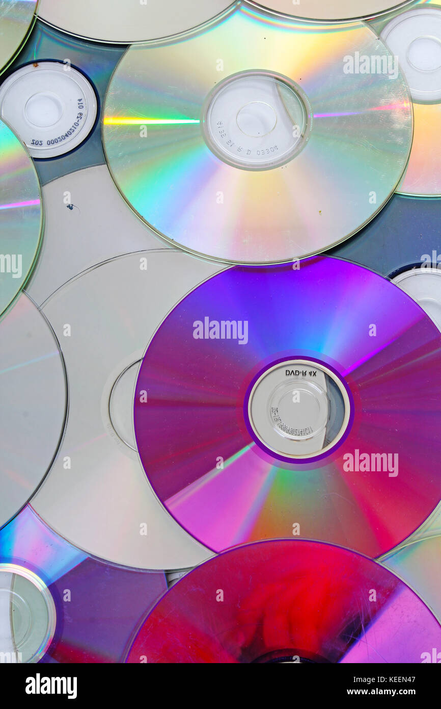 Cd,dvd reflective shiny cd dvds background texture pattern Stock Photo ...
