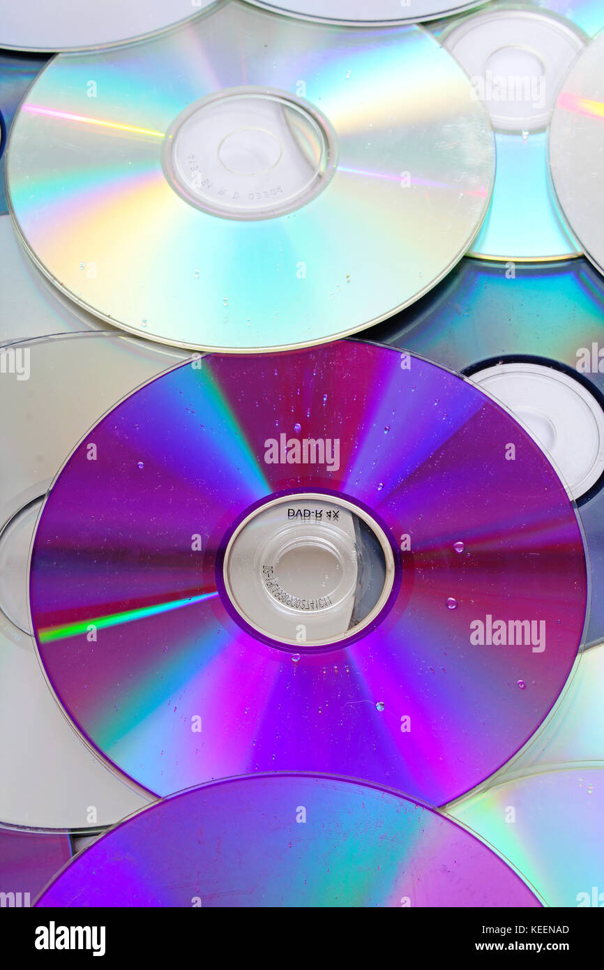 Cd,dvd reflective shiny cd dvds background texture pattern Stock Photo ...