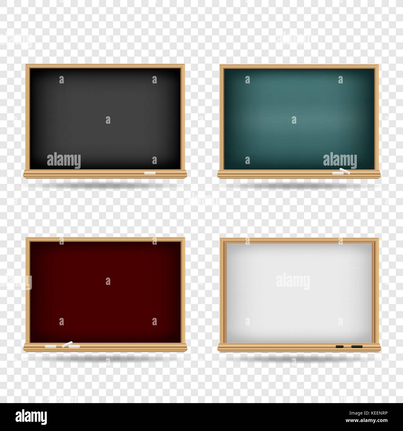 blackboard school template set Stock Vector Image & Art - Alamy