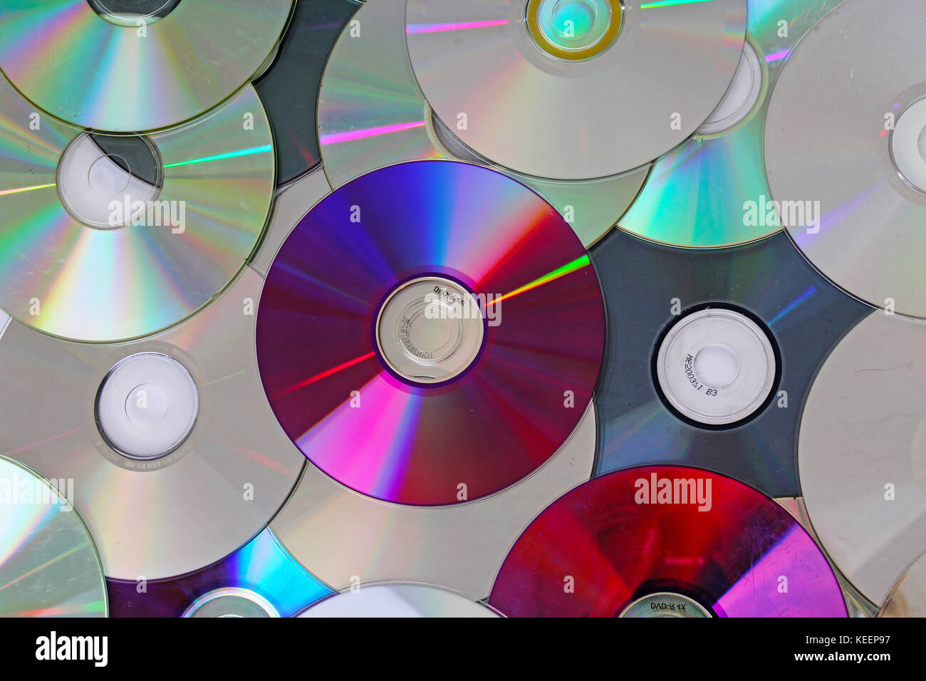Cd,dvd reflective shiny cd dvds background texture pattern Stock Photo ...