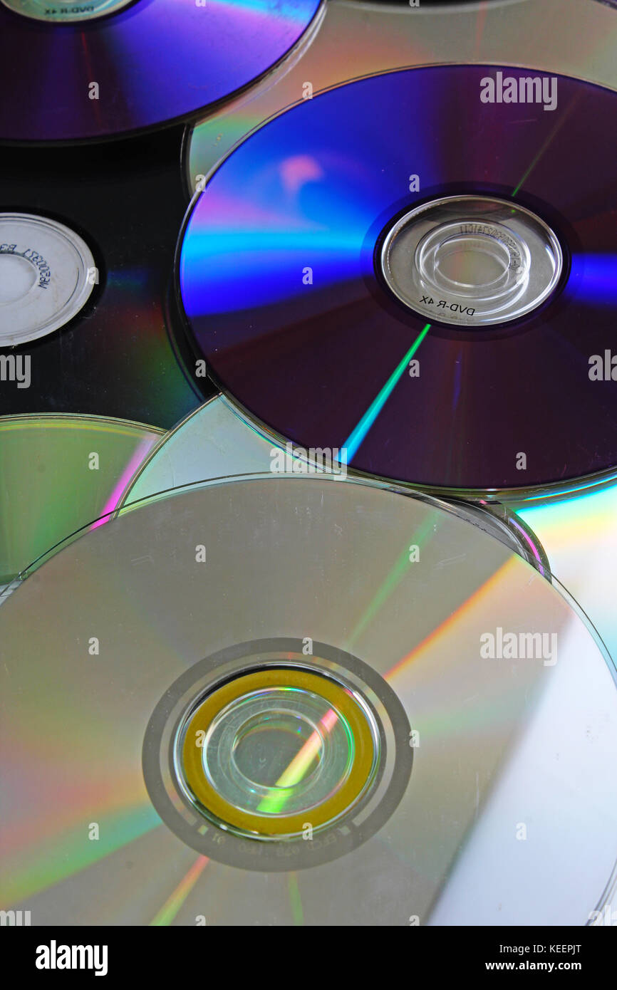 Cd,dvd reflective shiny cd dvds background texture pattern Stock Photo ...