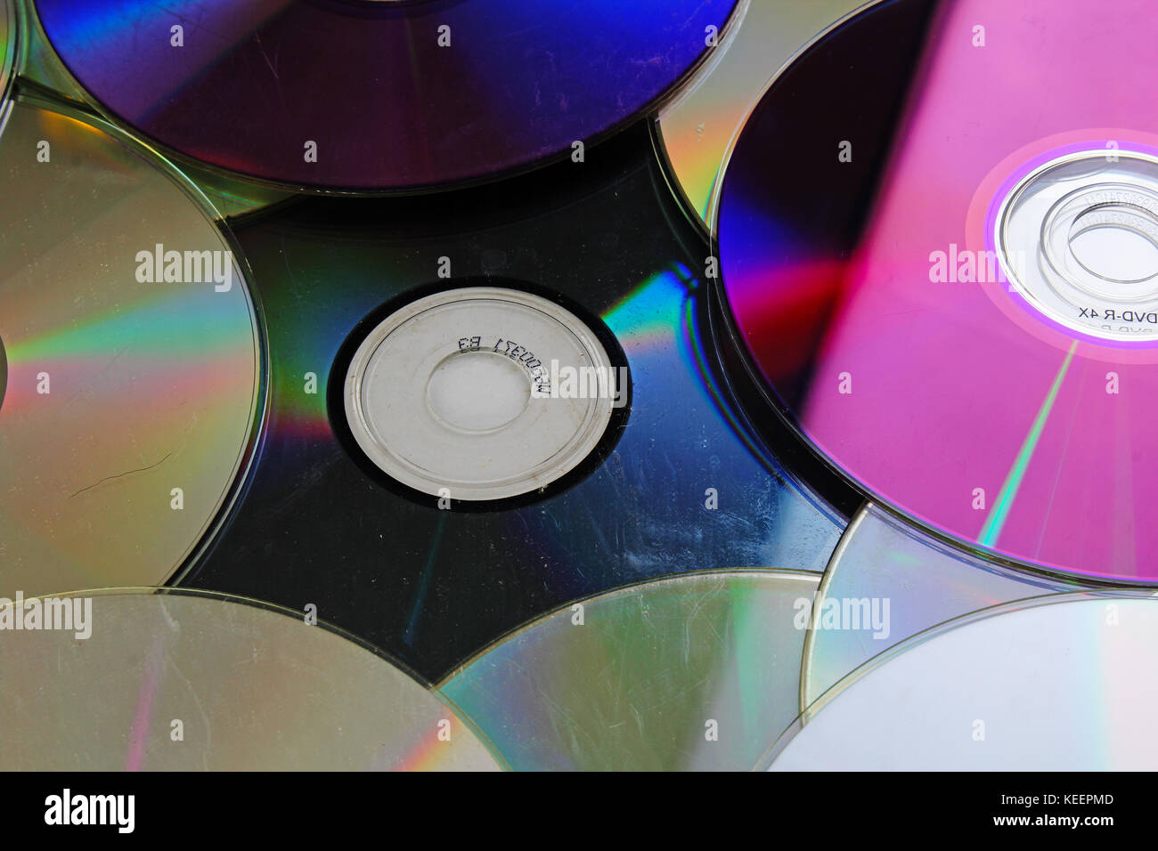 Cd,dvd reflective shiny cd dvds background texture pattern Stock Photo ...