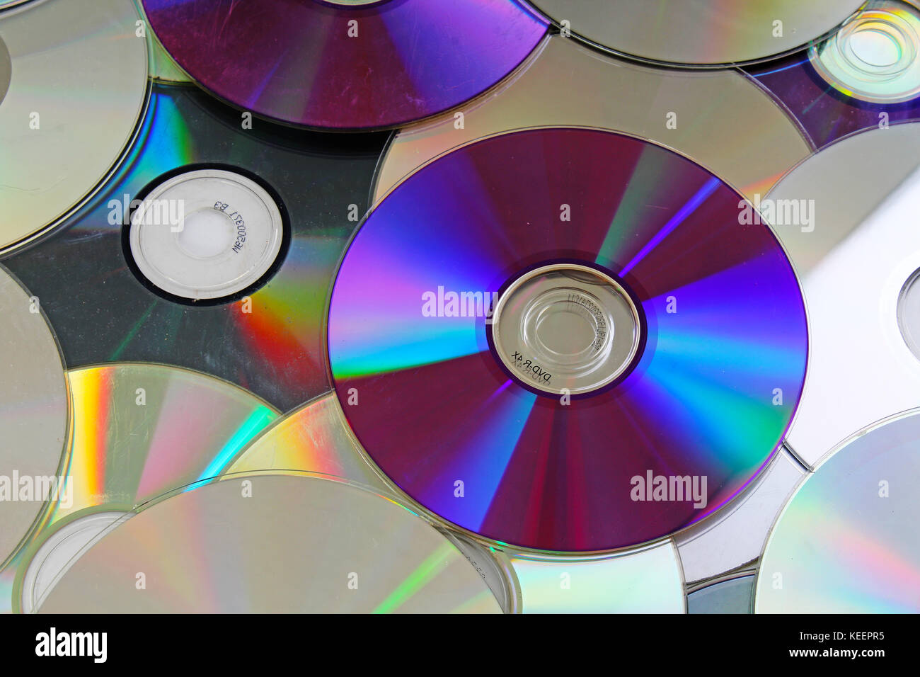 Cd,dvd reflective shiny cd dvds background texture pattern Stock Photo ...