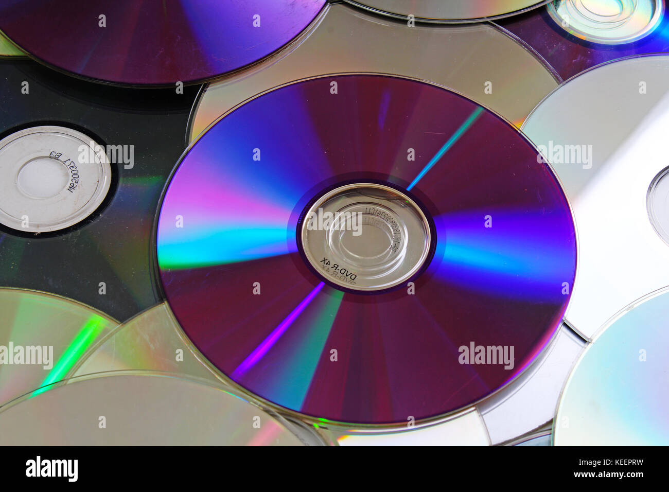 Cd,dvd reflective shiny cd dvds background texture pattern Stock Photo ...