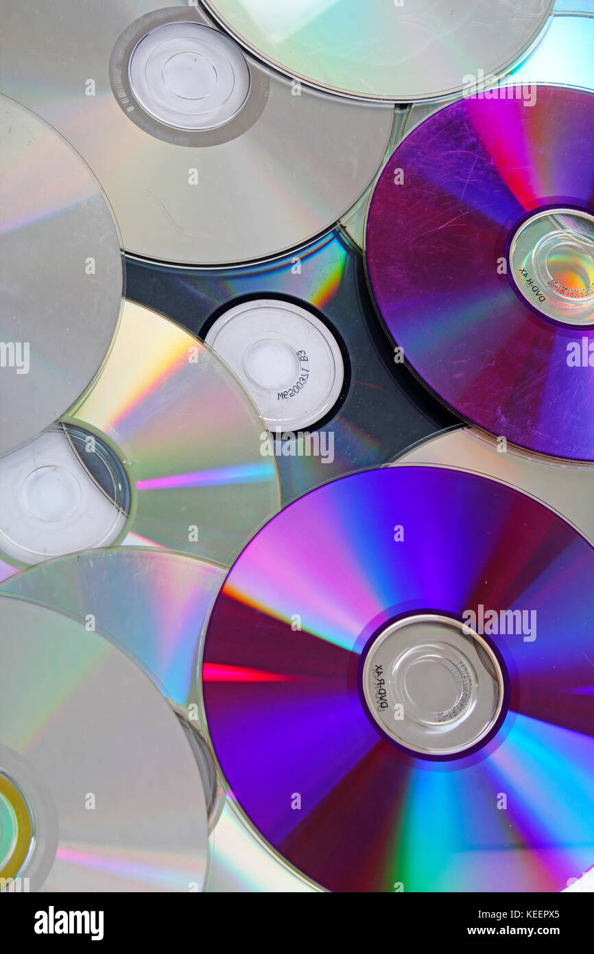 Cd,dvd reflective shiny cd dvds background texture pattern Stock Photo ...