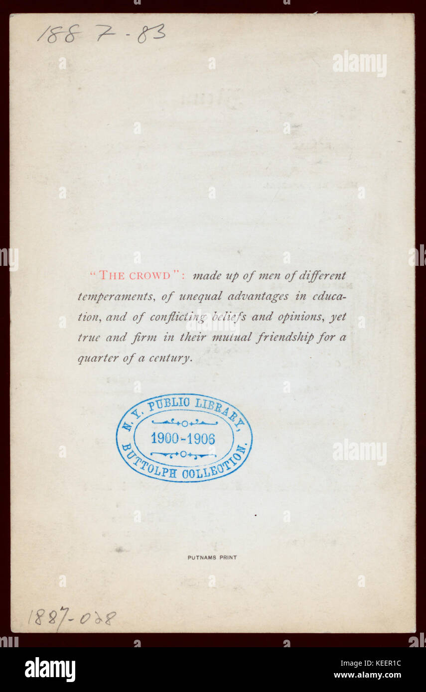 VETERAN REUNION,TWENTY FIFTH ANNIVERSARY (held by) CADET QUARTETTE U.S ...