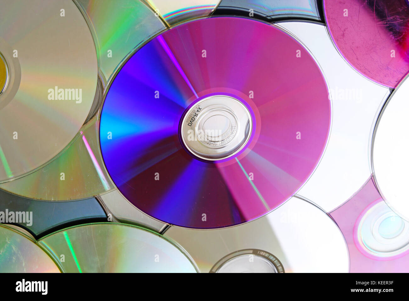 Cd,dvd reflective shiny cd dvds background texture pattern Stock Photo ...