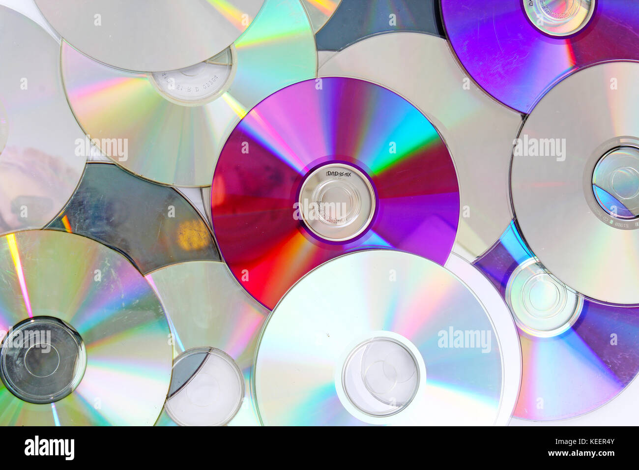 Cd,dvd reflective shiny cd dvds background texture pattern Stock Photo ...