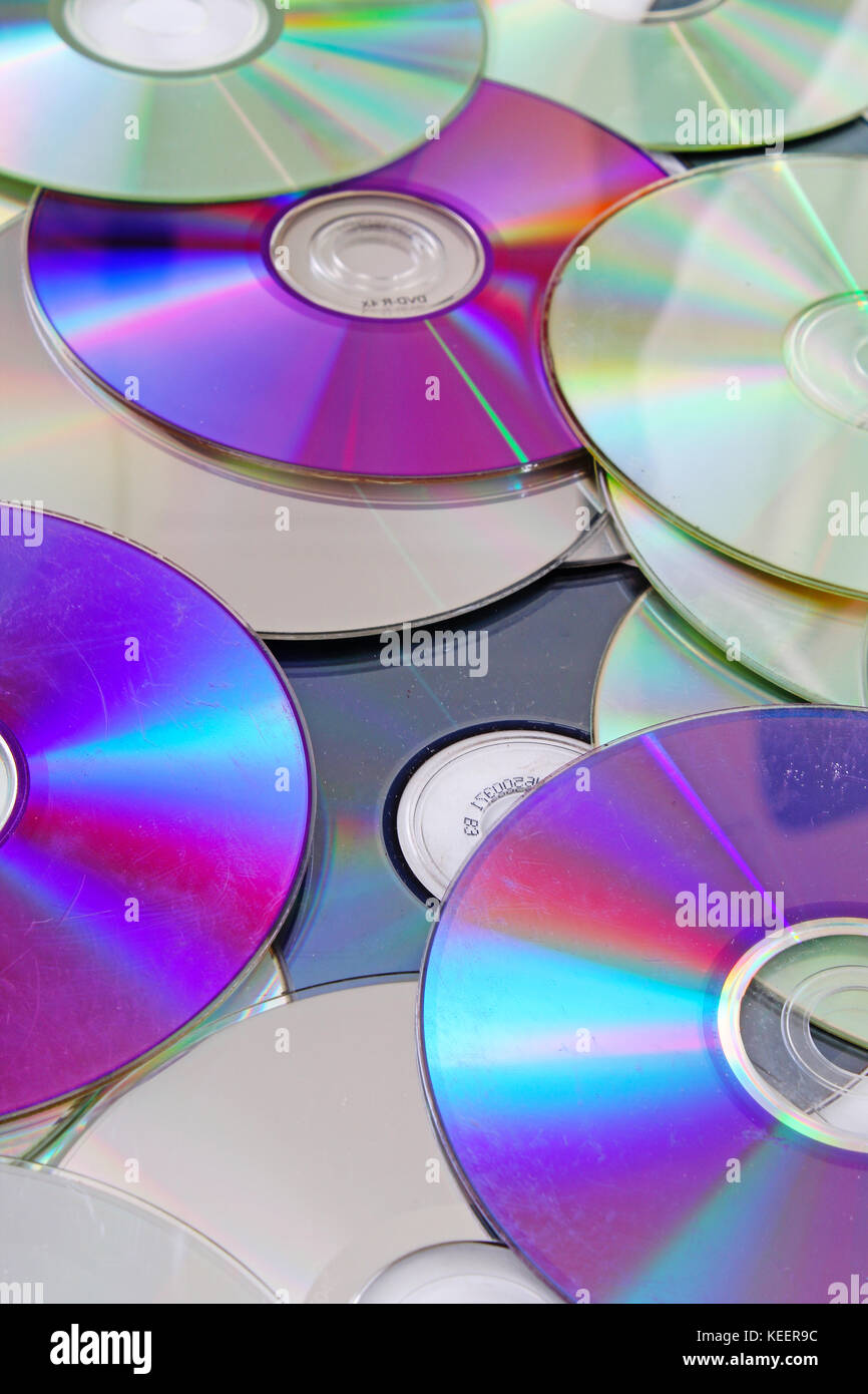 Cd,dvd reflective shiny cd dvds background texture pattern Stock Photo ...