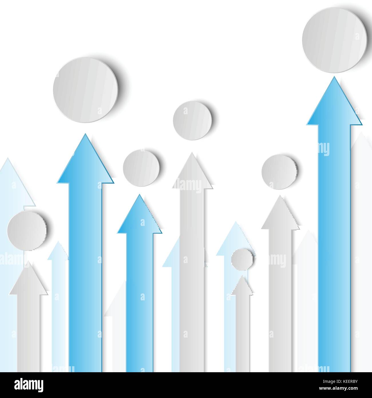 3d arrow vertical blue Stock Vector Images - Alamy