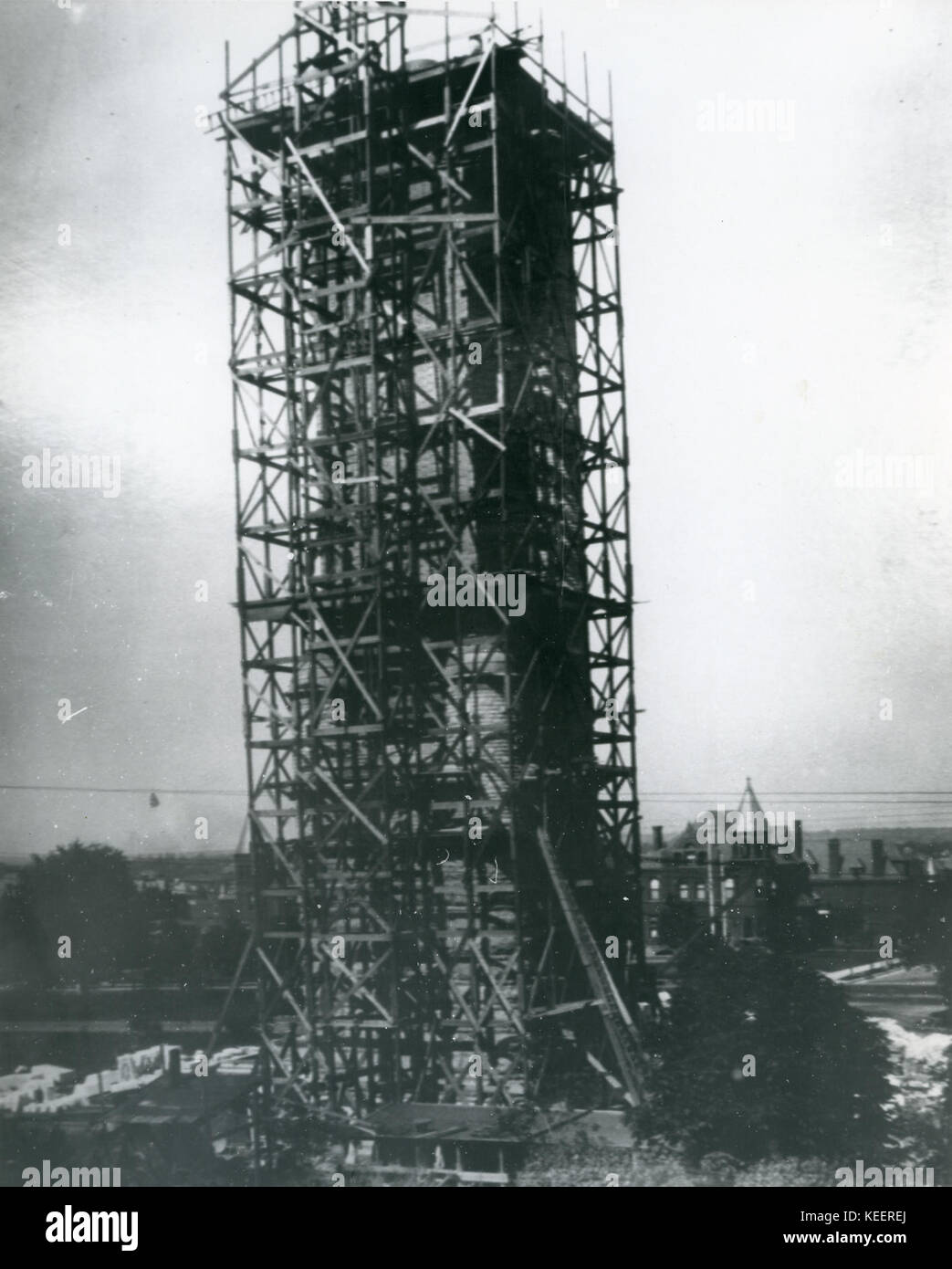 Stand Pipe No. 3, June 1, 1899. (Compton Hill Water Tower under ...