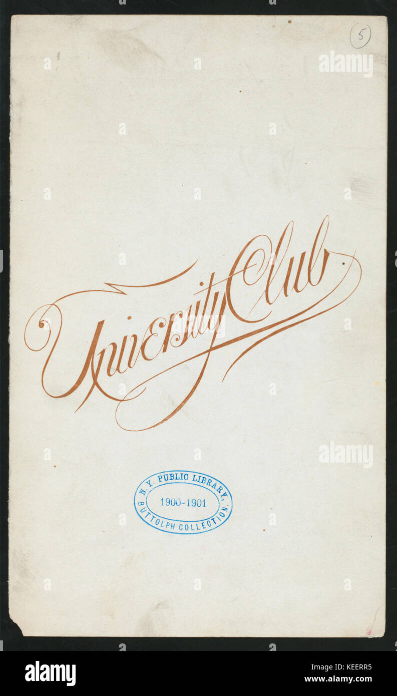 University club new york hi-res stock photography and images - Alamy