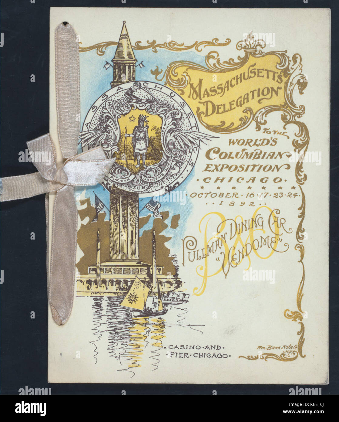 PULLMAN BREAKFAST, LUNCH & DINNER MENUS (held by) MASSACHUSETT'S ...