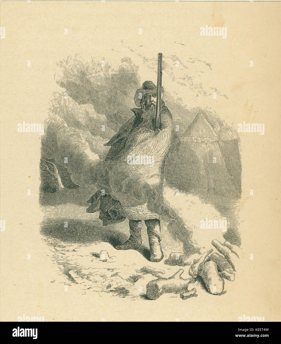 Pioneer settler hi-res stock photography and images - Alamy