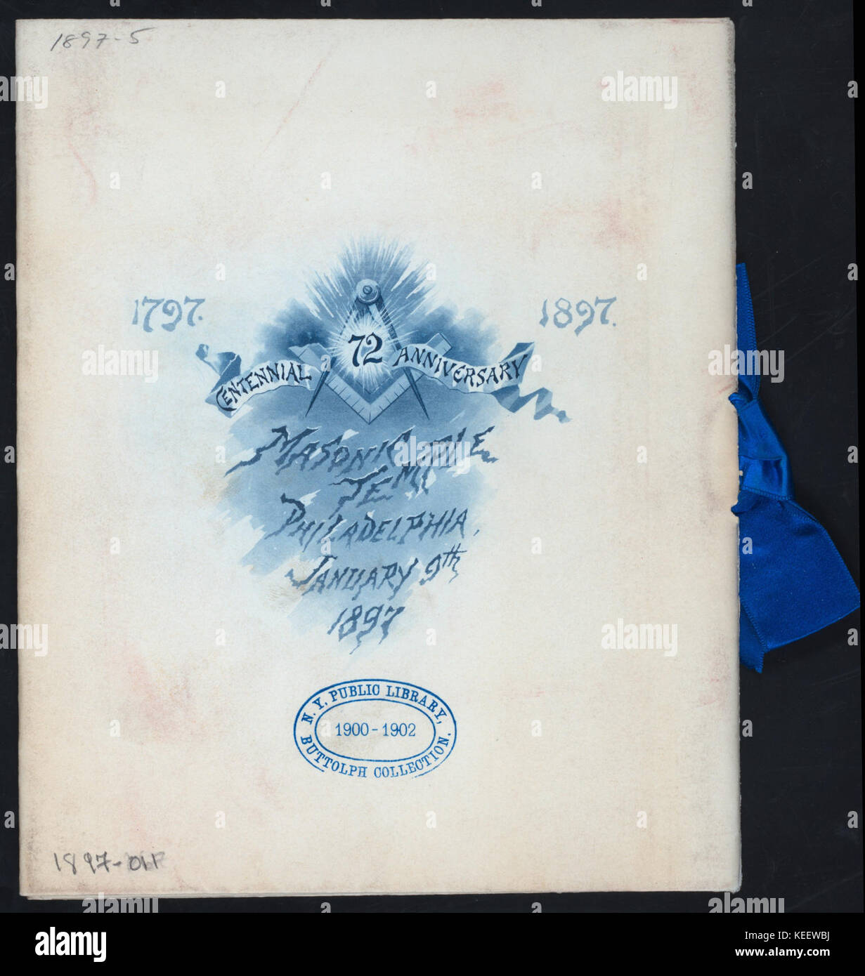 CENTENNIAL ANNIVERSARY (held by) FREE & ACCEPTED MASONS LODGE NO. 72 ...