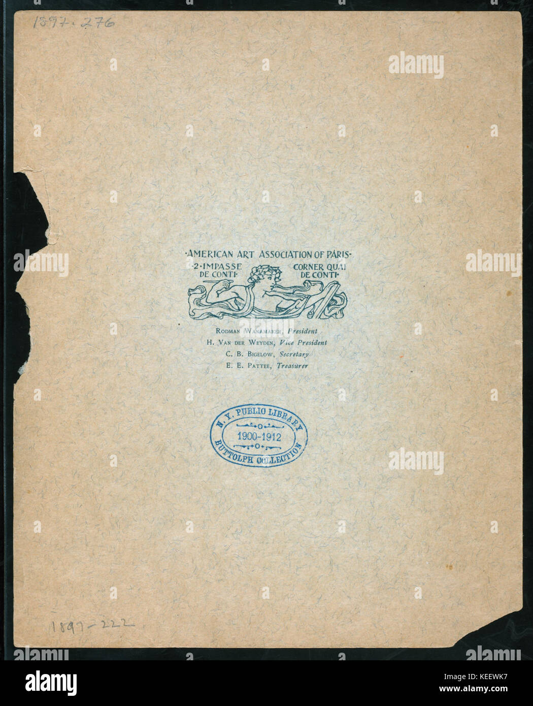 DINNER GIVEN BY MR. RODMAN WANAMAKER ON THE OCCASION OF NEW HOME (held ...