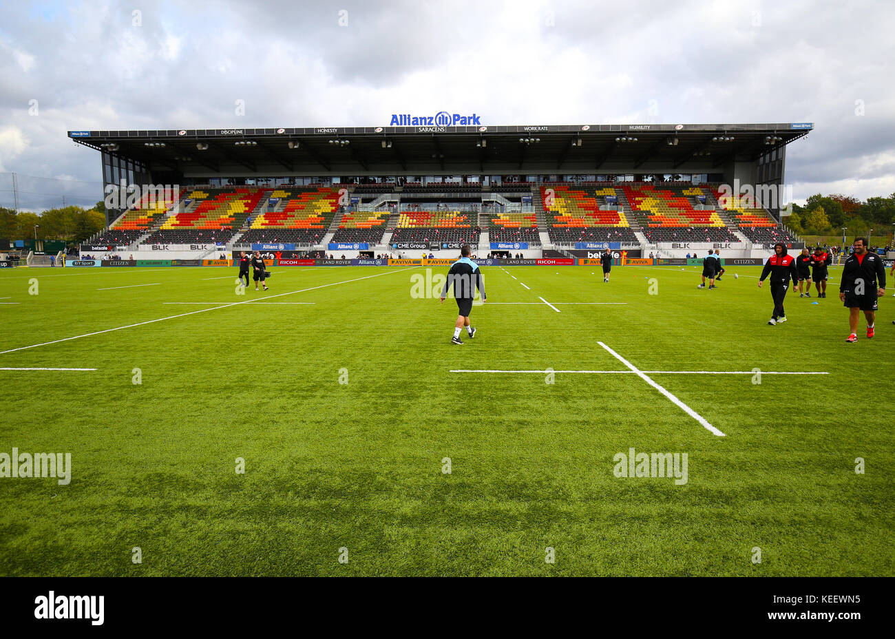 General view of the pitch Stock Photo - Alamy