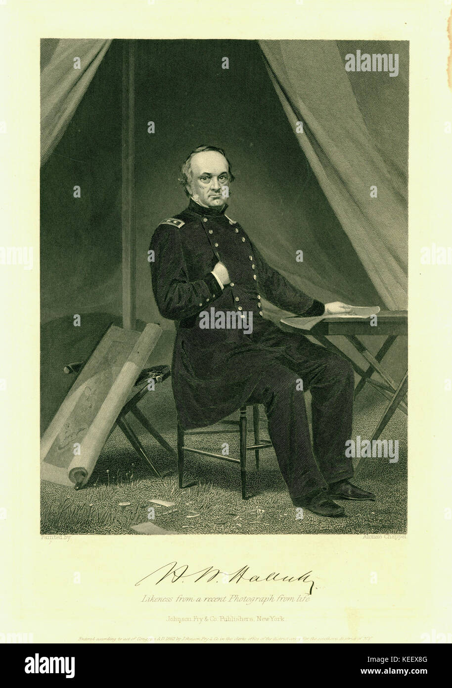 Gen. Henry W. Halleck (Union Stock Photo - Alamy