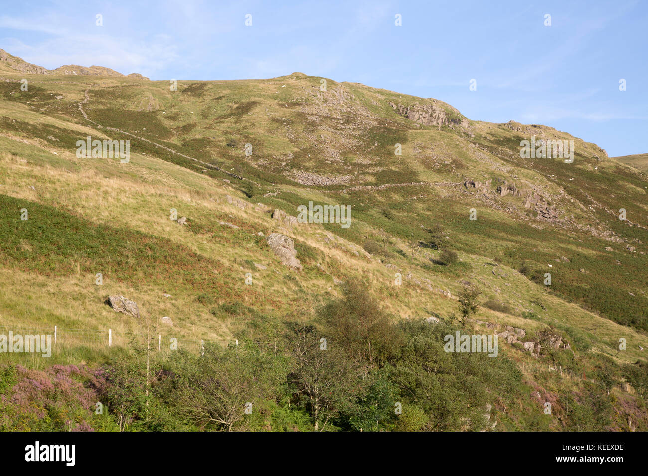 Mountain near Pen-y-Pass, Snowdonia, Wales, UK Stock Photo - Alamy