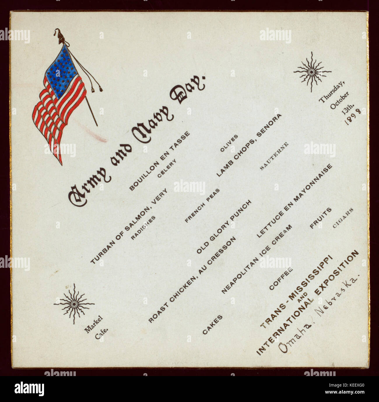 ARMY NAVY DAY DINNER (held by) TRANS MISSISSIPPI AND INTERNATIONAL ...