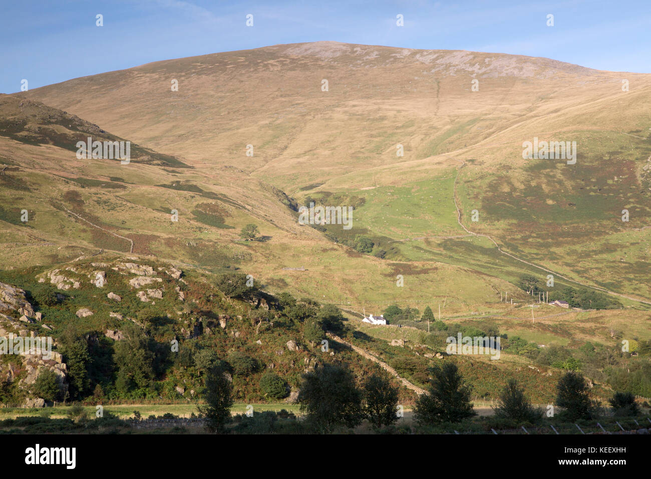 Mountain Peak outside Llanberis; Snowdonia; Wales; UK Stock Photo - Alamy