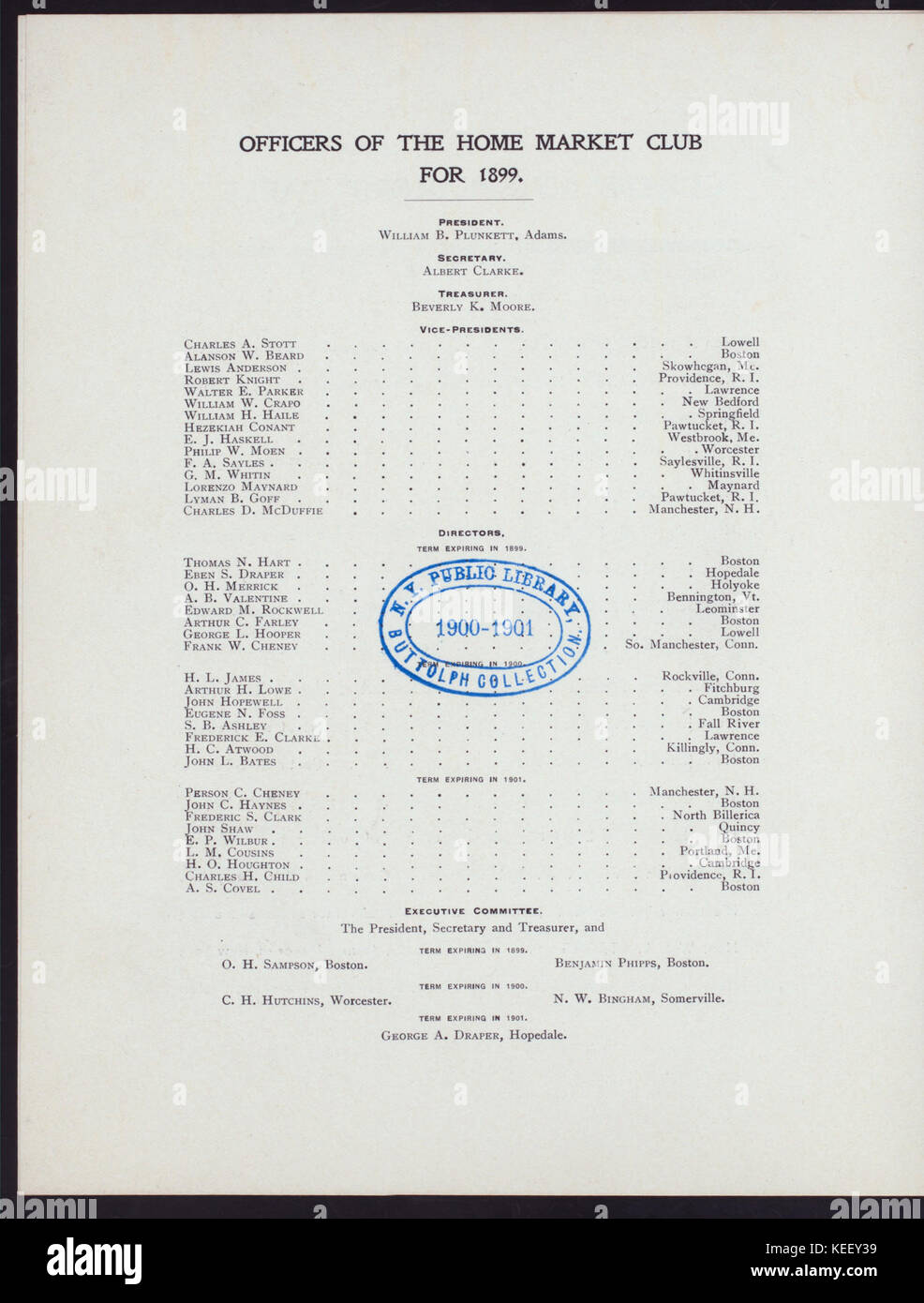 DINNER IN HONOR OF PRES.McKINLEY & MEMBERS OF THE CABINET (held by ...
