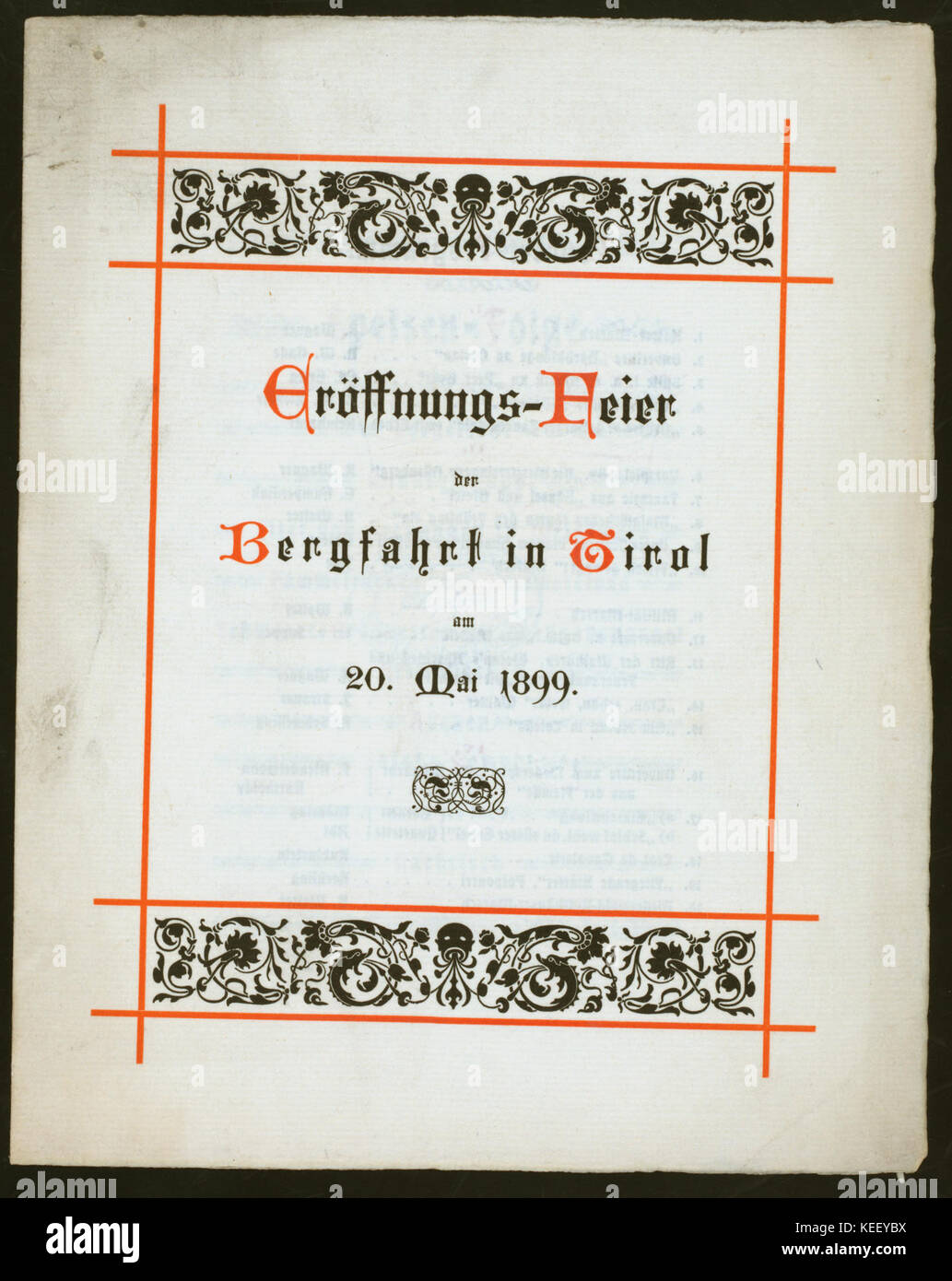 This photograph features a dinner event held by the *Eroffnungen Heier ...