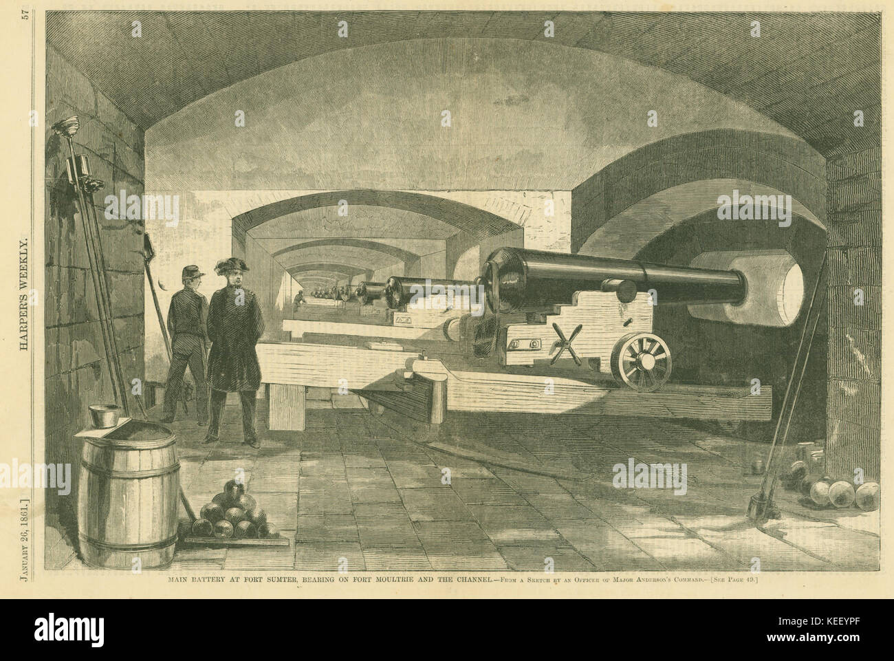 Vintage photo of fort sumter hi-res stock photography and images - Alamy