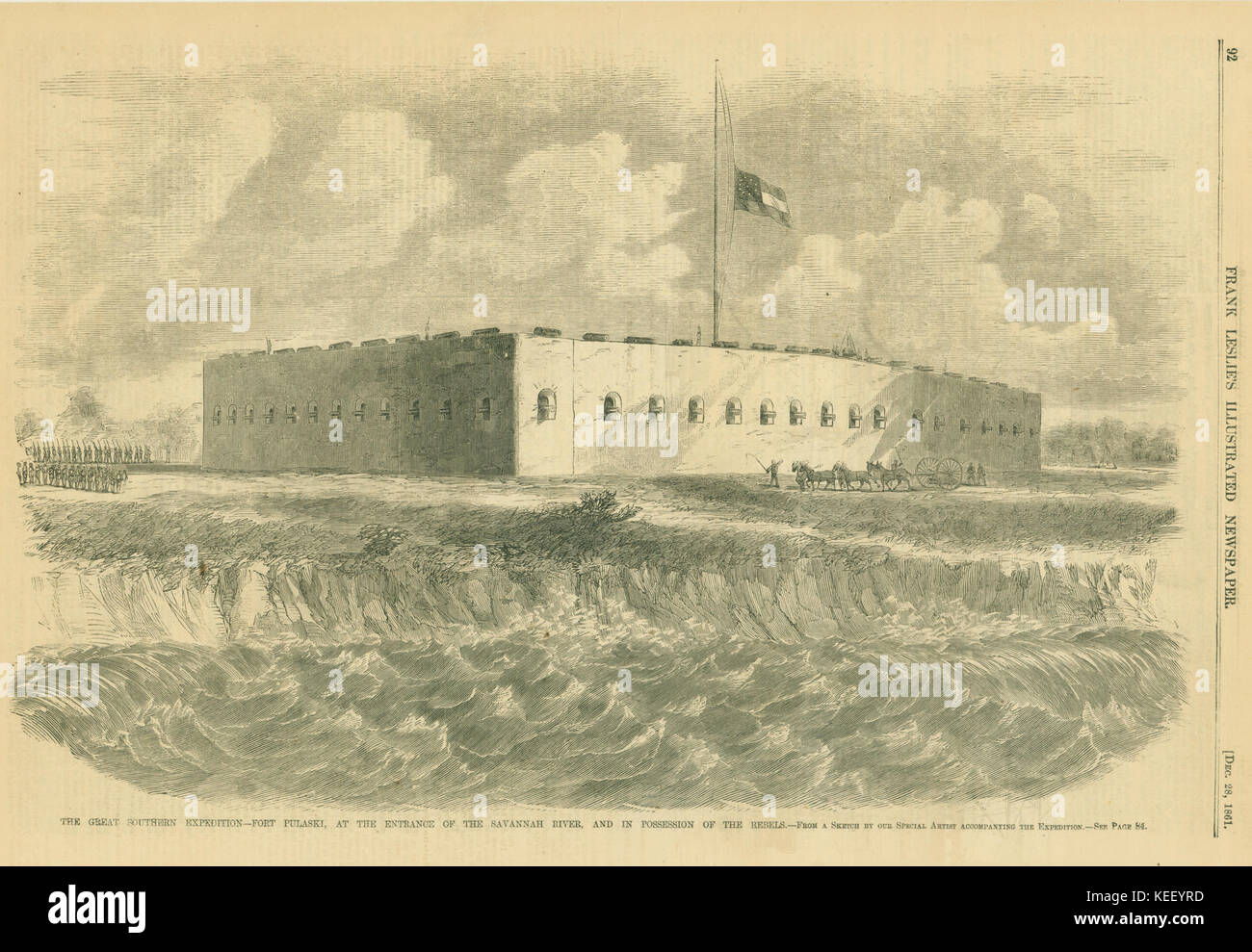 Savannah river fort hi-res stock photography and images - Alamy