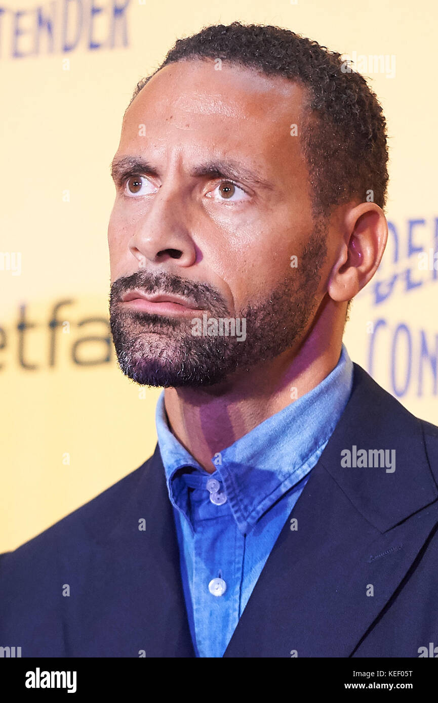 Press conference with Rio Ferdinand who announces his intention to ...