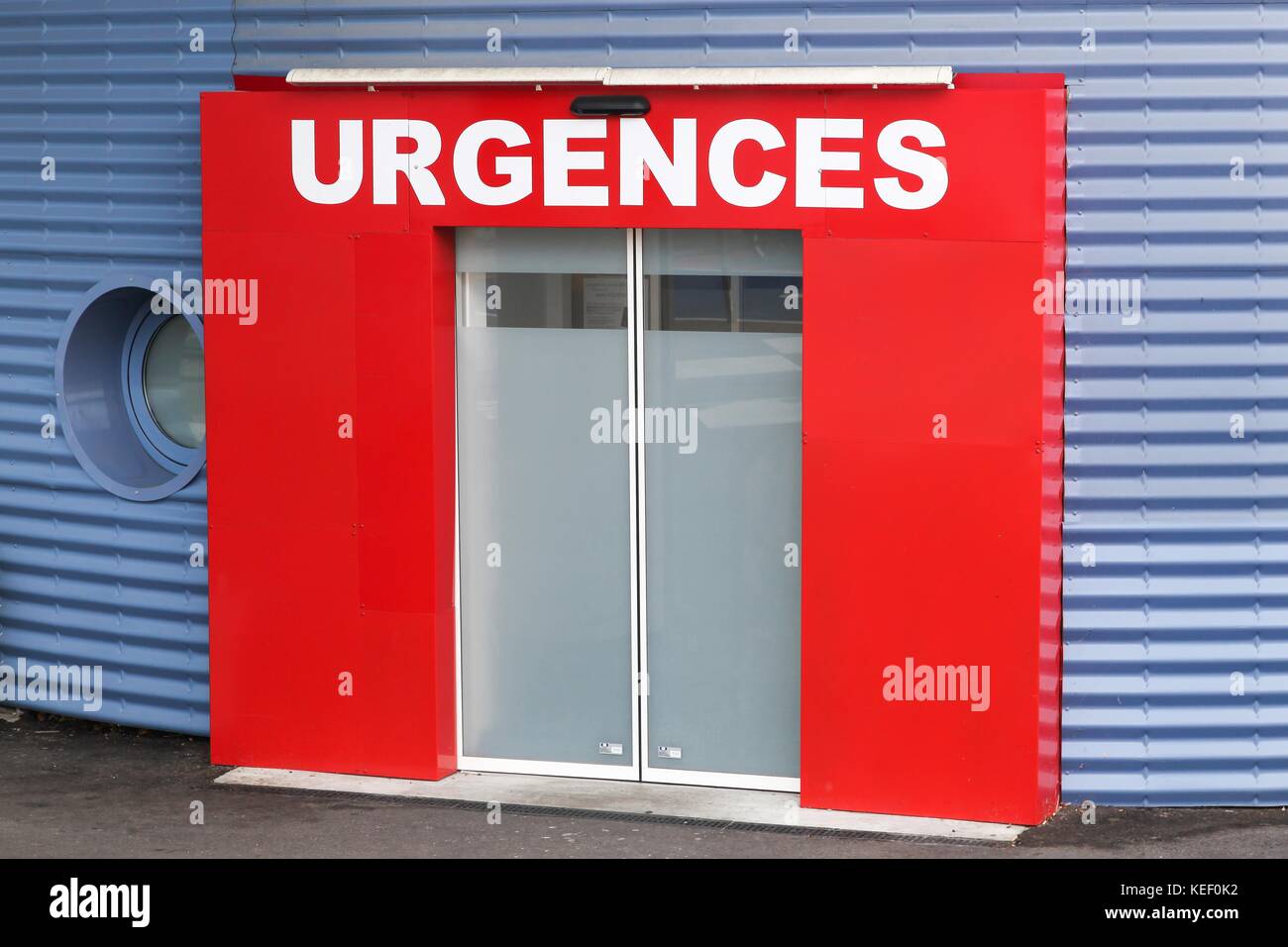 Medical emergency called urgences in french, France Stock Photo - Alamy