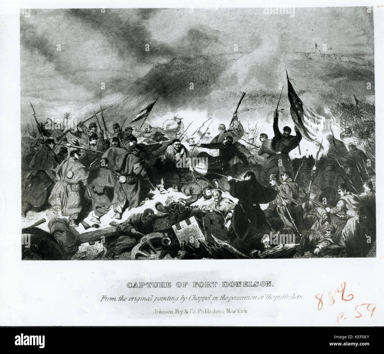 Capture of Fort Donelson Stock Photo - Alamy