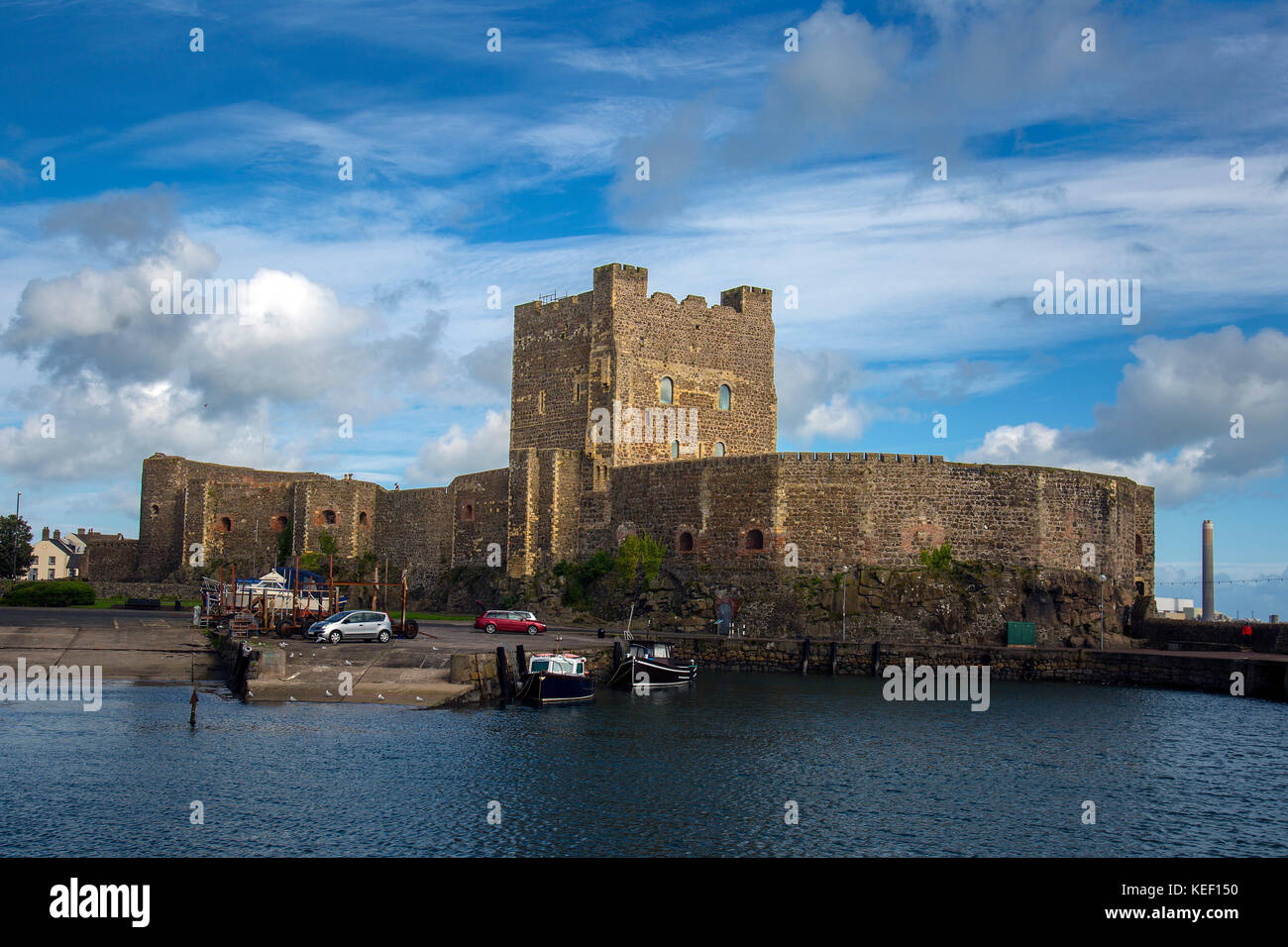 Carrickfergus castle in North Ireland outside Belfast Stock Photo - Alamy