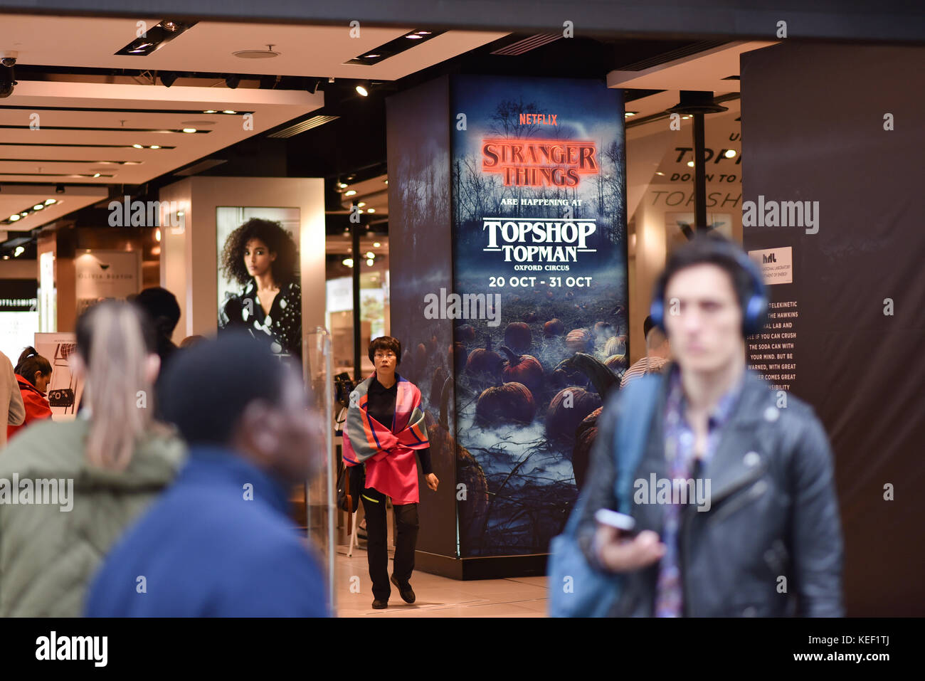Oxford Street, London, UK. 20th Oct, 2017. Promotional event for the ...