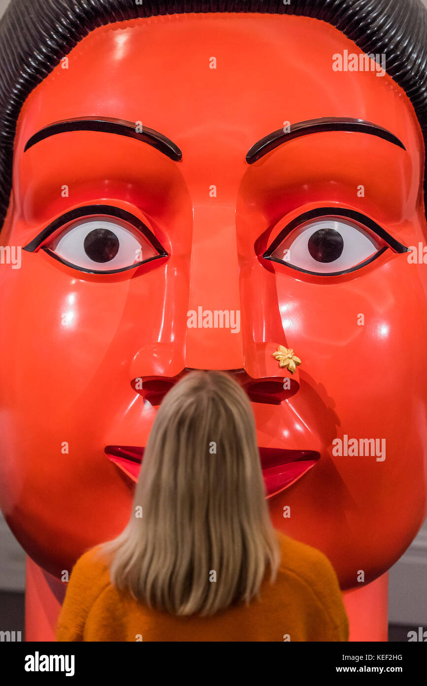 London, UK. 20th Oct, 2017. Untitled (red head) 2007 by G Ravinder ...