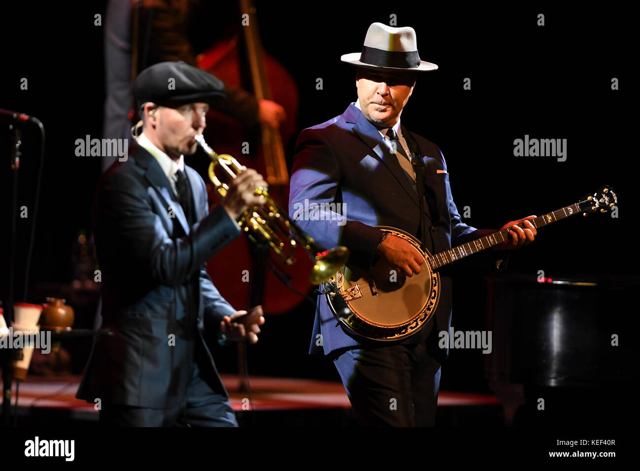 Coral Springs FL, USA. 19th Oct, 2017. Big Bad Voodoo Daddy performs at ...