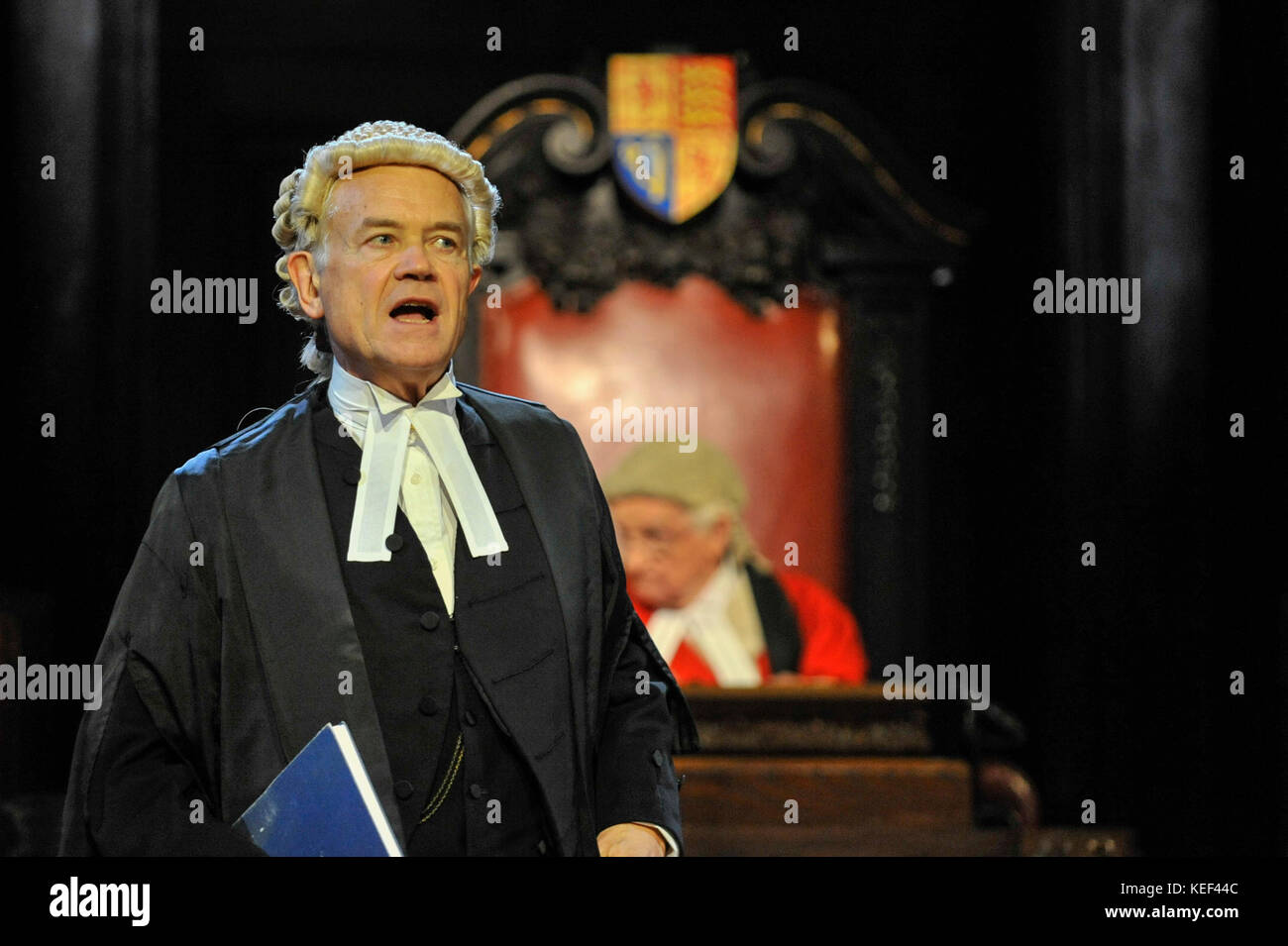 London, UK. 20th Oct, 2017. David Yelland as Sir Wilfrid Robarts ...