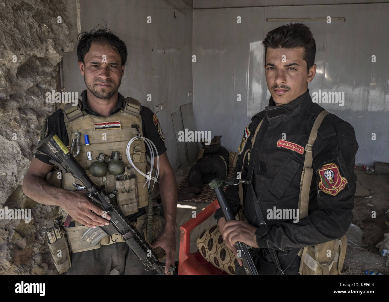 Kirkuk, Iraq. 20th Oct, 2017. Iraqi army soldiers in Kirkuk at a ...