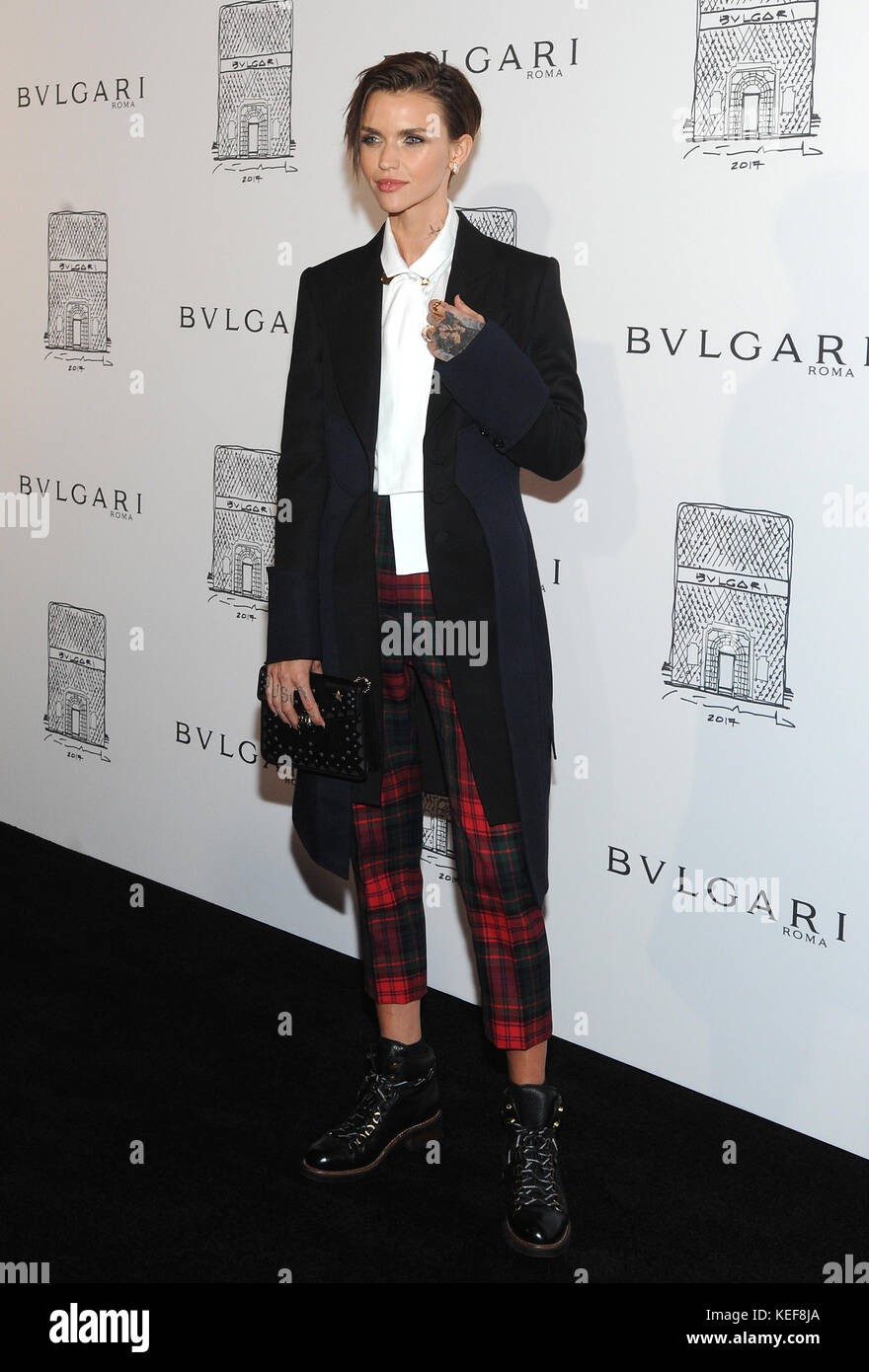 New York, NY, USA. 19th Oct, 2017. Ruby Rose attends the re-opening of ...