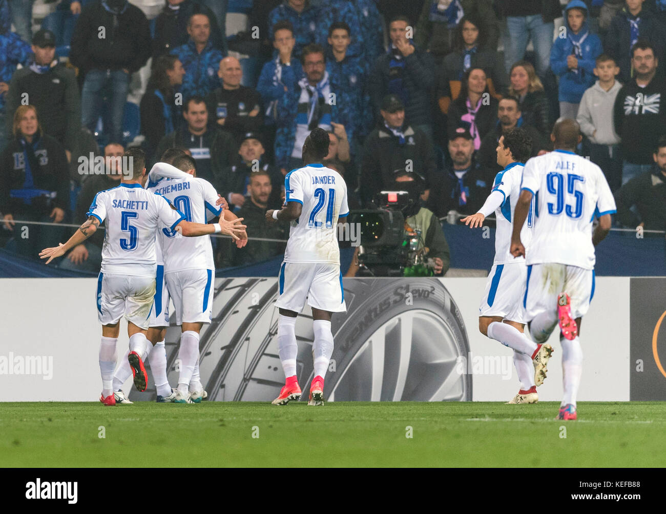 Apollon team group, OCTOBER 19, 2017 - Football / Soccer : Andre ...